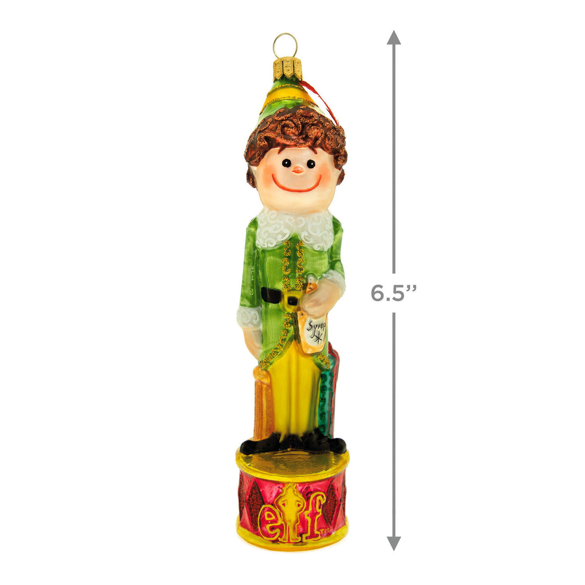 Buddy the Elf™ Glass Ornament – Pam's Hallmark